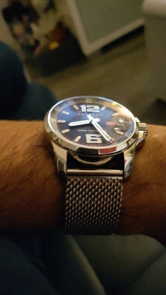 Stainless Steel Mesh Watch Band With Adjustable Clasp » Band And Bracelets