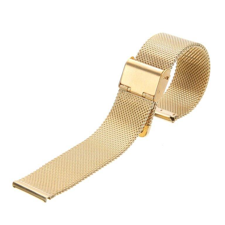 Stainless Steel Mesh Watch Band With Adjustable Clasp » Band And Bracelets